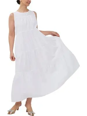 MARIELLE STOKKELAAR Eleonore Maxi Dress - White