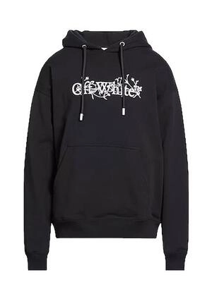 Off-White Bookish Flower Skate Hoodie - Black