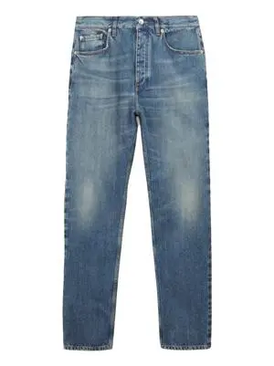 Burberry Washed Straight-leg Jeans - Blue