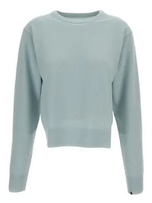 Extreme Cashmere Long-sleeved Crew-neck Shirt - Azure