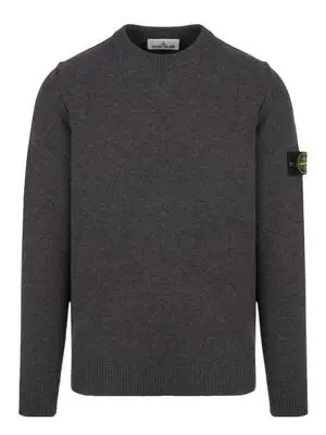 Stone Island Regular-fit Crewneck Sweatshirt - Grey