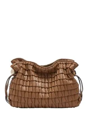 LIU JO Logo-Engraved Quilted Handbag