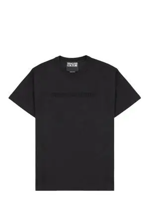 Versace Logo Detail T-shirt - Black