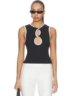 MADISON THE LABEL Ornella Top - Black