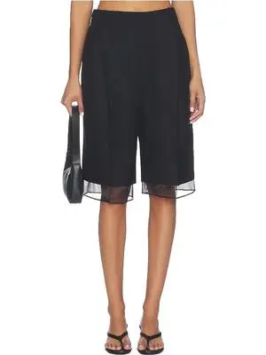 RÓHE Organza Lined Shorts - Black