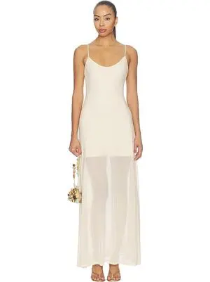 SNDYS. Alessandra Mesh Maxi Dress