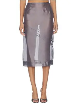 Majorelle Tilda Midi Skirt - Graphite
