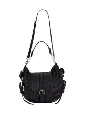 Free People Free People Asher Leather Tote Bag Black