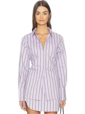 Line & Dot Andi Striped Shirt - Purple