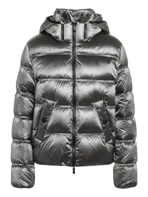 Moncler Moncler Sensation Short Down Jacket Silver