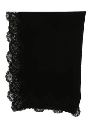 ERMANO SCERVINO Ermanno Scervino Cashmere Stole With Lace Trim - Multicolor