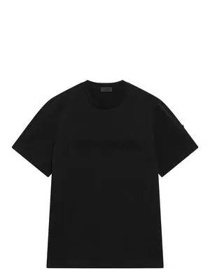 Moncler Cotton Jersey Logo T-shirt - Black
