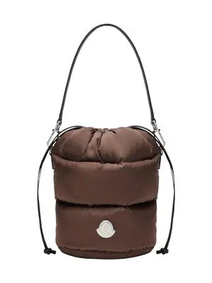 Moncler Moncler Caradoc Padded Nylon Bucket Bag Red