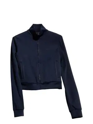 GUCCI Gucci Ribbed Cotton Jersey Zip-Up Sweatshirt