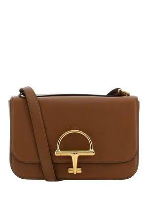 Gucci Crossbody Bag With Gold Tone Hardware - Yellow