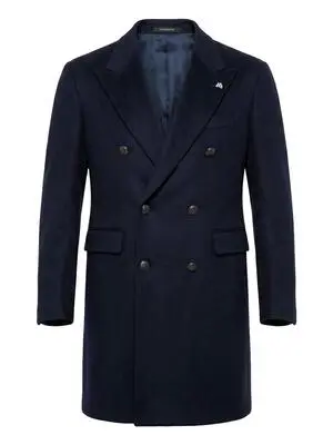 Tagliatore Londra" Cashmere Overcoat - Multicolor