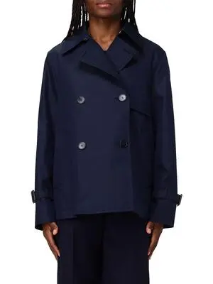 Max Mara Weekend Max Mara Double Breasted Coat Blue