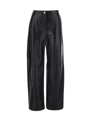 Max Mara Leather Pants - Black