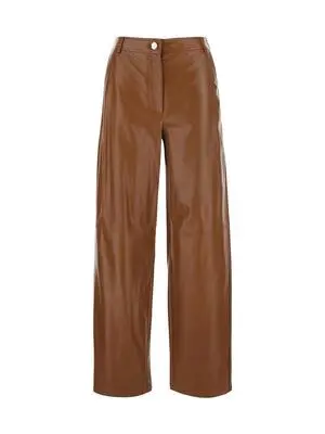 Max Mara Leather Pants - Brown