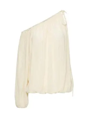 NISSA Off-the-shoulder Top With Tie Detail - Multicolor