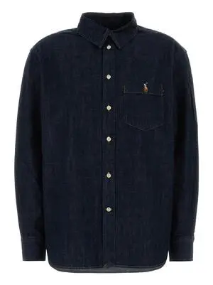 POLO RALPH LAUREN POLO RALPH LAUREN Denim Shirt With Embroidered Logo
