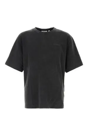 Off-White Slate Cotton T-shirt - Black