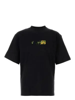 Off-White Cotton T-shirt - Black