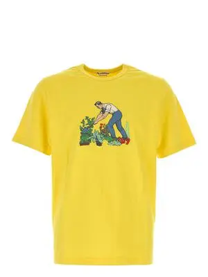 JW Anderson Cotton T-shirt - Yellow