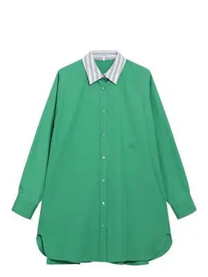 Loewe Cotton Shirt Dress - Green