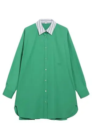 Loewe Cotton Shirt Dress - Green