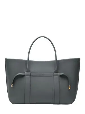 Loro Piana Ghiera Shopper Large In Ash Grey - Gray