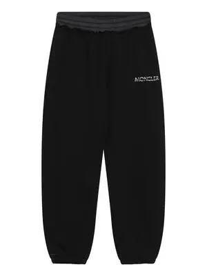 Moncler Cotton Jogger Pants - Black