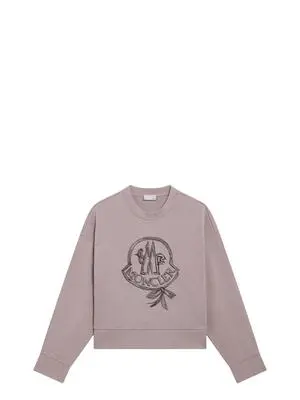 MONCLER Moncler Cotton Sweatshirt With Embroidered Logo