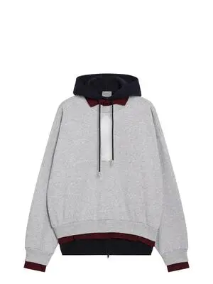 Balenciaga Layered Hoodie - Gray