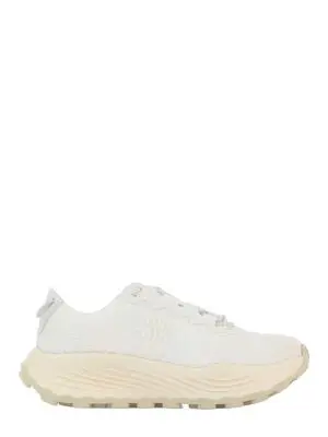 Miu Miu Embossed Logo Lace-up Sneakers - White