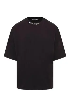 Palm Angels Logo Cotton T-shirt - Multicolor
