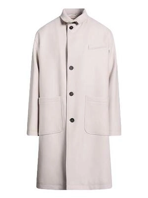 Herno Single-breasted Coat In Virgin Wool And Polyamide - Beige
