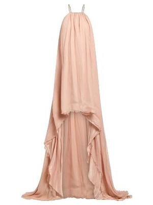 Amen Silk Maxi Dress - Pink