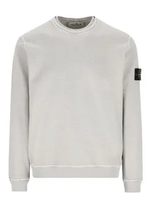 Stone Island Logo Cotton Sweatshirt - Multicolor