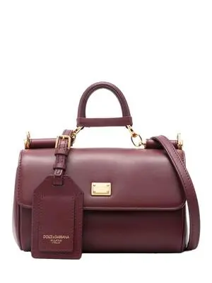 Dolce & Gabbana Dolce & Gabbana My Sicily Mini Soft Leather Handbag Multicolor