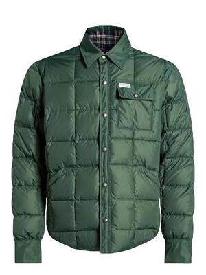 FAY ARCHIVE Dark Quilted Down Jacket - Green