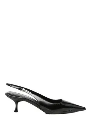 Prada Leather Slingback Pumps - Multicolor