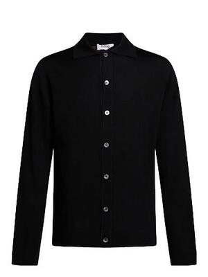 Alpha Studio ALPHA STUDIO Merino Wool Shirt Black