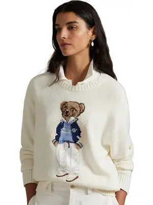 Ralph Lauren Ralph Lauren Spelman College Polo Bear Sweater Nevis