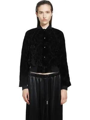 ANN DEMEULEMEESTER Arya Bomber Jacket - Black