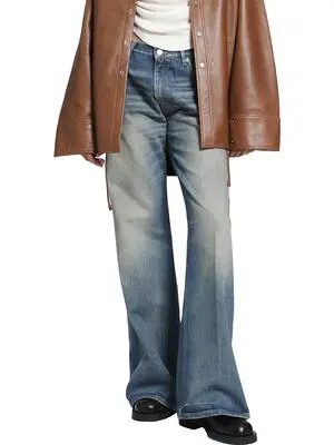 HAIKURE Clara Flared Leg Jeans - Blue