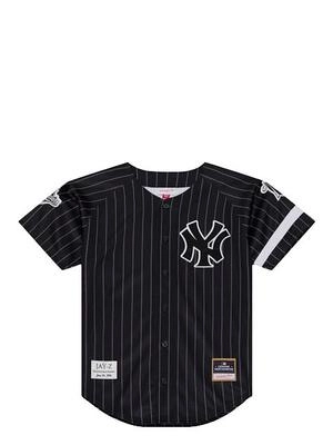 JAY-Z Reasonable Doubt X Mitchell & Ness X New York Yankees Baseball Jersey - Black