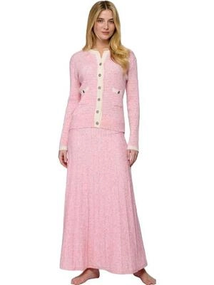 BY TESS Lila Cardigan - Pink