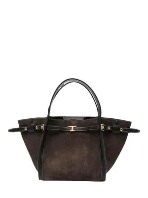 TOD'S Small Suede Bag - Brown