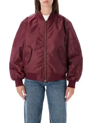 ANINE BING Anine Bing Zip-Up Bomber Jacket